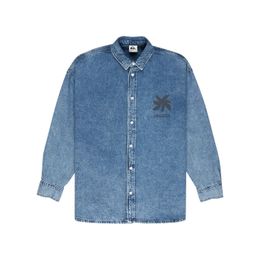 Langarmshirt Quiksilver "Rahmat", Damen, Gr. M, blau (medium blau), Obermaterial: 80% Baumwolle, 20% Baumwolle., Shirts Langarmshirt
