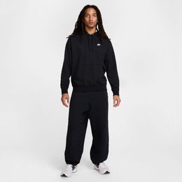 Nike Sportswear Herren Kapuzensweatshirt "Nike Club Men's French Terry Pullover Hoodie"schwarz, Gr. L, unifarben, Sweatware, Obermaterial: 80%