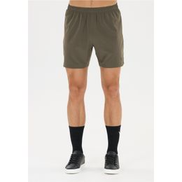 Shorts Virtus "Spier V3", Herren, Gr. S, US-Gr&ouml;&szlig;en, gr&uuml;n (taupe), 90% Polyester, 10% Elasthan, unifarben, kurz, Hosen Shorts, 4-Wege Stretch