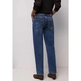 Street One Damen Comfort-fit-Jeans, blau, Gr. 36, unifarben, Jeans, 82% Baumwolle, 16% Polyester, 2% Elasthan, Jeans, 5-Pocket-Style