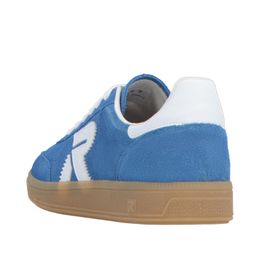 RIEKER SPORT Damen Sneaker "San Diego Swing2GO", Gr. 40, blau, Veloursleder, unifarben, Schuhe, Retro-Sneaker, Freizeitschuh, Halbschuh mit