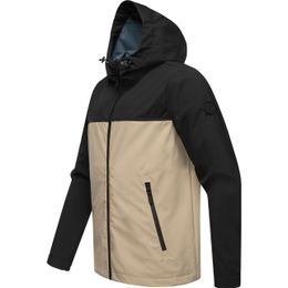 Ragwear Herren Softshelljacke "Shellwie Block", beige, Gr. XXXL, Obermaterial: 100% Polyester. Futter: 100% Polyester, Jacken, wasserdichte Herren