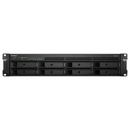 Synology NAS-Server "RS1221RP+ 8-Bay NAS-Rackmount", silber (schwarz, silberfarben), 4 GB, NAS-Server, NAS-Server