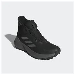 Wanderschuh Adidas TERREX "TERREX TRAILMAKER 2.0 MID GORE-TEX", Damen, Gr. 44, schwarz (core schwarz, carbon, grau four), Synthetik, Textil, Schuhe Wanderschuh, wasserdicht dank Gore-Tex Membrane