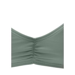 Bench. Damen Triangel-Bikini-Top "Perfect", gr&uuml;n, Gr. 32, unifarben, Microfaser, Polyamid, Bikini-Oberteile, im Uni-Style