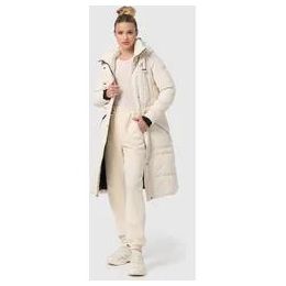 Winterjacke Marikoo "Ayumii", Damen, Gr. XL, beige (creme), Obermaterial: 100% Polyester; Futter: 100% Polyester; Wattierung: 100% Polyester; &Auml;rmelfutter: 100% Polyester, Jacken Winterjacke, mit hohem Stehkragen