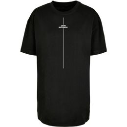 Merchcode Damen T-Shirt "Merchcode Damen Ladies Think Different Oversized Boyfriend Tee", schwarz, Gr. XL, bedruckt, 100% Baumwolle, Shirts