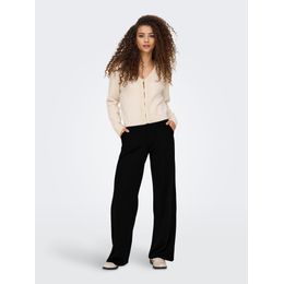 Jacqueline de Yong JDY Damen Anzughose "JDYGEGGO LIFE OCCASION PANT JRS NOOS", schwarz, Gr. M, unifarben, Jersey, Obermaterial: 95% Polyester, 5% Elasthan, Hosen,