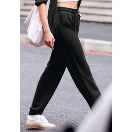 Damen Loungehose, Copenhagen Studios, Gr. 32, schwarz, Sweatware, Obermaterial: 54% Modal, 40% Polyester, 6% Elasthan, unifarben, Hosen, extra softes