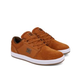 DC Shoes Herren Schn&uuml;rschuh "Crisis 2", Gr. 7, wei&szlig;, Obermaterial: Leder [Kuh] / Futter: Textil / Au&szlig;ensohle: Gummi., Schuhe