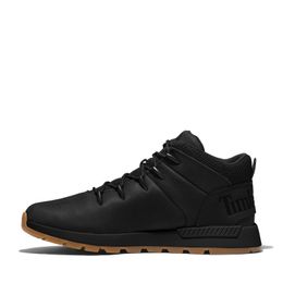 Timberland Herren Sneaker "SPRINT TREKKER - MID LACE SNEAKER", Gr. 43,5jet schwarz, Leder, Schuhe, Winterschuhe, Sneakerboots, Winterboots