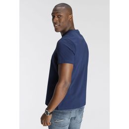 DELMAO Herren Rundhalsshirt, blau, Basic, Gr. XXL, unifarben, Single Jersey, Obermaterial: 100% Baumwolle, Shirts, Kurzarm, Regular Fit, basic, aus