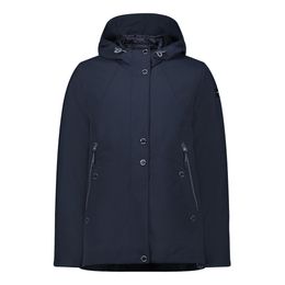 Betty Barclay Damen Outdoorjacke "Damen mit Kapuze"dunkelblau, Gr. 44, Obermaterial: 100% Polyester. Besatz: 100% Polyamid. Futter: 100% Polyester.