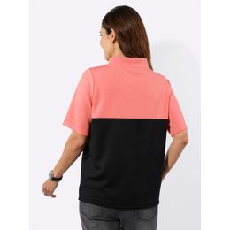 Inspirationen Damen Sweatshirt, pink, Gr. 40, gemustert, mehrfarbig, 50% Modal, 44% Polyester, 6% Elasthan, Sweatshirts
