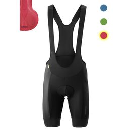 Gonso Herren Fahrradhose "SITIVO Bib M", rot, Gr. S, 65% Polyamid, 35% Elasthan, Hosen, Herren Radhose, Radlerhose mit speziellem Sitzpolster, Tight