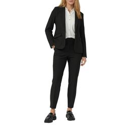 Damen Stoffhoseschwarz, Gr. 40, s.Oliver BLACK LABEL, unifarben, Web, Obermaterial: 62% Polyester, 33% Viskose, 5% Elasthan. Futter: 100% Polyester,