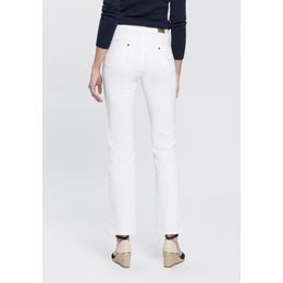 Arizona Damen Gerade Jeans "Comfort-Fit", wei&szlig;, Basic, Gr. 17, Jeans, Obermaterial: 98% Baumwolle, 2% Elasthan, Jeans, High Waist