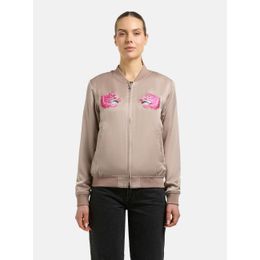 Khujo Damen Cargojacke "Ruby"latte beige, Gr. S, Pl&uuml;sch;Samt, Obermaterial: 64% Viskose, 36% Polyester. Obermaterial 2: 100% Polyester, Jacken,