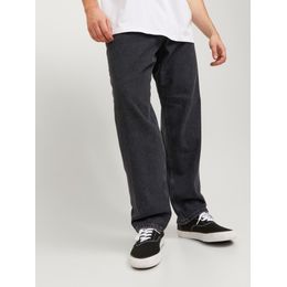 Jack & Jones PlusSize Herren Relax-fit-Jeans "JJICHRIS JJORIGINAL SQ 7", schwarz, Gr. 54, JACK & JONES PLUSSIZE, unifarben, Denim/Jeans, Obermaterial: 100% Baumwolle,