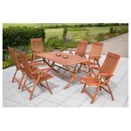 Garten-Essgruppe Merxx "Commodoro", beige (natur), Sitzm&ouml;bel-Sets