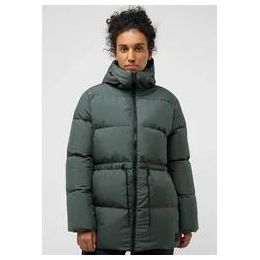 Daunenjacke Jack Wolfskin "KIRSCHALLEE JKT W", Damen, Gr. XXL (48), gr&uuml;n (slate, gr&uuml;n), Obermaterial: 100% Polyester. Futter: 100% Polyester. F&uuml;llung: 90% Entendaune, 10% sonstige Fasern, Jacken Daunenjacke