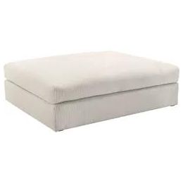 Polsterhocker Home Affaire "Soft&Cosy XXL, B: 125 cm - OTTO. Verl&auml;ssliche Qualit&auml;t.", cream, B:125cm H:52cm T:101cm, 100% Polyester, Hocker, Polsterhocker, Mega-Hocker, in Cord oder Chenille-Struktur w&auml;hlbar