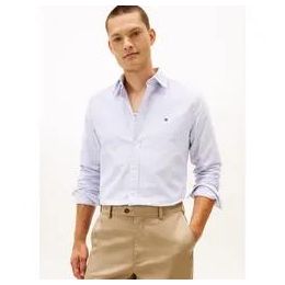 Langarmhemd Tommy Hilfiger "HERITAGE OXFORD STRIPE Regular Fit SHIRT", Herren, Gr. 3XL, N-Gr, blau (royal blau, wei&szlig;), Web, Obermaterial: 100% Baumwolle, gestreift, regular fit, 2-Knopf-Manschette, Hemden