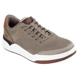 Sneaker Skechers "CORLISS-DORSET", Herren, Gr. 42, grau (taupe), Lederimitat, Textil, Schuhe Sneaker, Retro Sneaker, Komfortschuh mit hochwertigem D&auml;mpfungstechnologien, Topseller