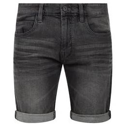 Jeansshorts INDICODE "Jeansshorts IDQuentin", Herren, Gr. L, N-Gr, grau (dunkelgrau), Web, Obermaterial: 98% Baumwolle CO. 2% Elasthan EL., unifarben, Basic, regular fit kurz, Jeans Jeansshorts