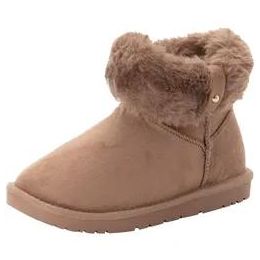 O`Neill Schlupfboots O'NEILL "JENNER MID JR", M&auml;dchen, Gr. 32, grau (taupe gray), Synthetik, Schuhe Schlupfboots, Winterboots, Snowboots, Winterschuhe