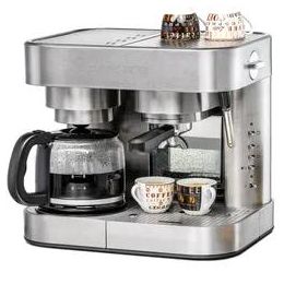 Rommelsbacher Espressomaschine "Kaffeemaschine EKS 3010", grau (edelstahl), 1,25 l, 10, Kaffeemaschinen, Espressomaschine