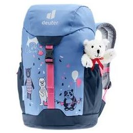 Kinderrucksack Deuter "SCHMUSEB&Auml;R 8 L", blau (pacific, marine), Rucks&auml;cke, Kinder, B/H/T: 21cm x 33cm x 15cm, Polyester, f&uuml;r Kinder und Jugendliche, f&uuml;r Wandern und Abenteuer, B:21cm H:33cm T:15cm
