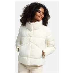 Winterjacke Marikoo "Jalliaa", Damen, Gr. L, wei&szlig; (sanftes wei&szlig;), Obermaterial: 100% Polyester. Innenseite: 100% Polyester, Jacken Winterjacke, mit sch&ouml;nem Steppdesign