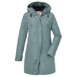Parka "GW 13 WMN PRK", Damen, Gr. 48, gr&uuml;n, Oberstoff: 88% Polyester, 12% Baumwolle, Futter: 100% Polyester, Wattierung: 100% Polyester, G.I.G.A. DX BY KILLTEC, Jacken Parka, Wasserabweisender, winddichter Damenparka mit verstellbarer Kapuze