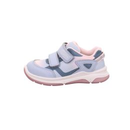 Superfit M&auml;dchen Sneaker "COOPER WMS: mittel", Gr. 24hellblau, ros&eacute;, Lederimitat, Textil, Schuhe, Klettschuh, mit herausnehmbarer Einlage,