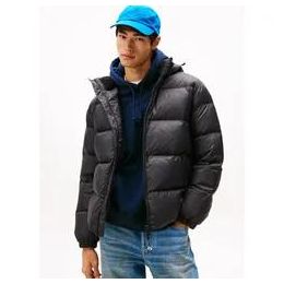Tommy Hilfiger Steppjacke TOMMY JEANS "TJM ESSENTIAL DOWN JACKET EXT", Herren, Gr. 3XL, schwarz, Web, Obermaterial: 100% Polyester, Jacken Steppjacke, Winterjacke Outdoorjacke Gef&uuml;ttert 2 in 1 Jacke abnehmbare Kapuze