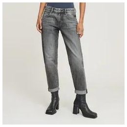 G-Star Raw Boyfriend-Jeans G-STAR "Kate", Damen, Gr. 31, L&auml;nge 32, grau (sun faded metal), Denim/Jeans, Obermaterial: 99% Baumwolle, 1% Elasthan, bequem normal, Jeans, Baumwollstretch Denim Qualit&auml;t f&uuml;r hohen Tragekomfort