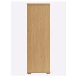 Schuhschrank Heine HOME, braun (eichefarben), B:40cm H:118cm T:38,5cm, Kunststoff, MDF, Schr&auml;nke, Schuhschrank