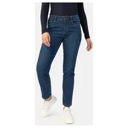 5-Pocket-Jeans STOOKER WOMEN "Zermatt Denim Straight Fit Jeans", Damen, Gr. 40, L&auml;nge 28, blau (tiefblau), Denim/Jeans, 98% Baumwolle, 2% Elasthan, straight fit lang, Jeans 5-Pocket-Jeans, Straight Fit Casual Clean Wash Denim Jeans f&uuml;r Damen