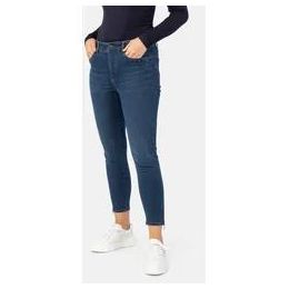 5-Pocket-Jeans STOOKER WOMEN "Rio Denim Strass Skinny Fit Jeans", Damen, Gr. 38, L&auml;nge 26, blau (medium blau), Denim/Jeans, 82% Baumwolle, 17% Polyester, 1% Elasthan, skinny fit 7/8-L&auml;nge, Jeans 5-Pocket-Jeans, Skinny Fit Casual Clean Wash Denim Jeans Magic Shape Effekt f&uuml;r Damen
