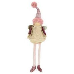 Engelfigur I.GE.A. "Engel", rosa, B:10cm H:40cm, Kunststoff, Polyester, Dekofiguren, Engelfigur, Dekofigur