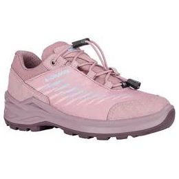 Wanderschuh Lowa "ZIRROX II GTX LO JR", Kinder, Gr. 36, rosa (altrosa, rose), Synthetik, Textil, Schuhe Wanderschuh, wasserdicht dank Gore-Tex Membrane