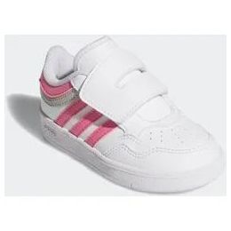 Sneaker Adidas SPORTSWEAR "RAPID COURT MID", M&auml;dchen, Gr. 39, wei&szlig; (cloud wei&szlig;, core wei&szlig;, cloud wei&szlig;), Leder, Synthetik, Schuhe Sneaker, Sneaker, Schn&uuml;rboots, Winterschuhe, f&uuml;r Kinder & Jugendliche