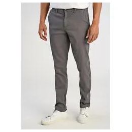 Chinos LINDBERGH "Chino Relaxed Loose Fit", Damen, Gr. S, grau (dk deep grau), Obermaterial: 98% Baumwolle, 2% Elasthan, unifarben, relaxed fit, Hosen