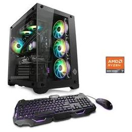 CSL Gaming-PC "Levitas V29202", schwarz, Microsoft Windows 11 Home (64 Bit), 32 GB RAM 1.000 GB SSD, Desktop-PCs
