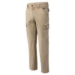 Workerjeans HERO by John Medoox "CALGARY Denim Workwear Arbeits-Cargojeans", Herren, Gr. 48, L&auml;nge 32, beige (sand), Denim/Jeans, 98% Baumwolle, 2% Elasthan, regular fit lang, Jeans, Arbeits-Cargojeans Denim / Jeansf&uuml;r Herren