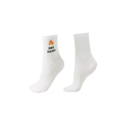 CALZEDONIA Socks 'Hot Mama' female White size One Size