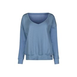 Skiny Schlafshirt Damen Gr&ouml;&szlig;e S/M taubenblau Winterkleid