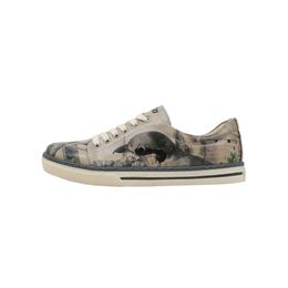 DOGO Sneaker low 'DOGO Sneaker - Birds of the Castle' Damen Gr&ouml;&szlig;e 39 beige