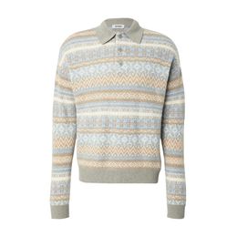 Drykorn Pullover 'Bekket 10' Herren Gr&ouml;&szlig;e L hellblau / mokka / pastellgr&uuml;n / wei&szlig;